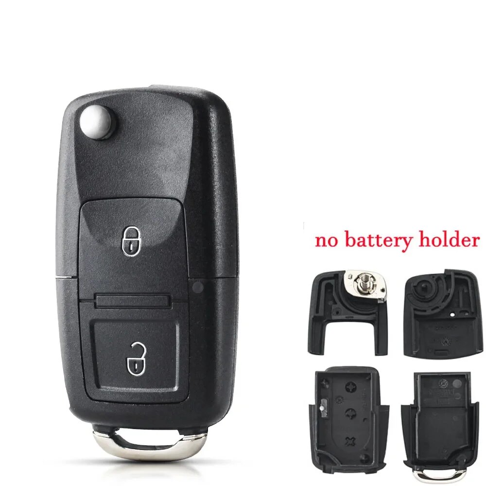 KEYYOU для сиденья для Skoda ключ для VW для Volkswagen MK4 Bora Golf 4 5 6 Passat Polo Bora Touran корпус автомобильного ключа без лезвия no battery holder