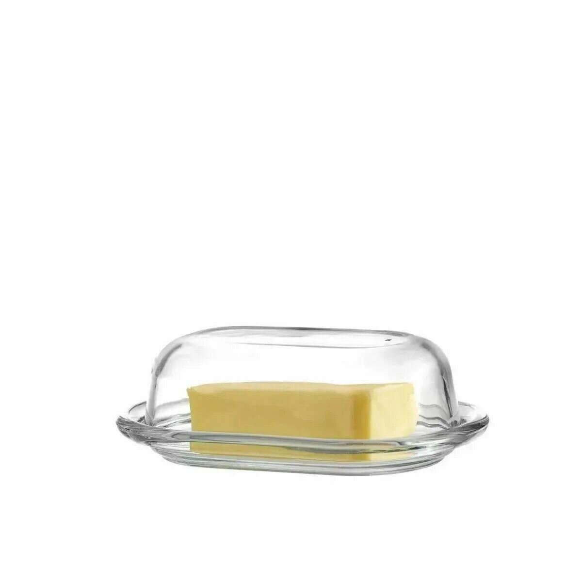 Маслёнка Pasabahce, мытье в посудомоечной машине, бесцветная, 20x21x8 см — фото 1