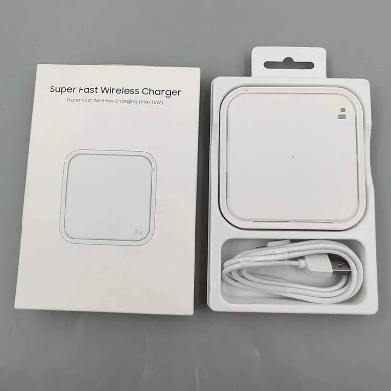 Samsung S25 S24 S23 S22 Ultra S21 S20 FE EP-P2400 15 Вт Qi Беспроводное зарядное устройство White