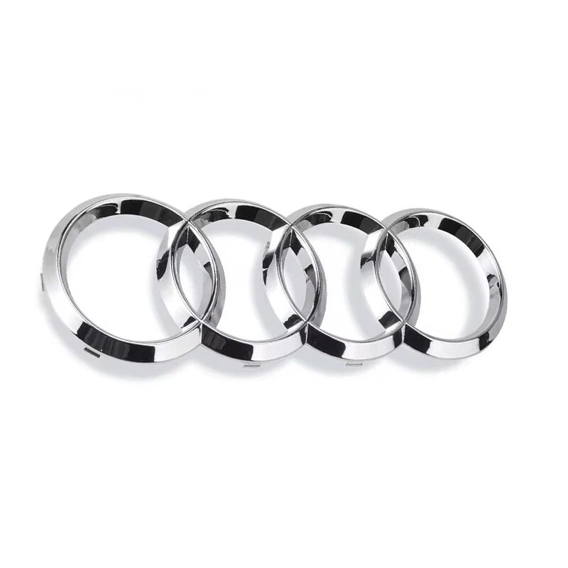 Эмблема Audi, 4 кольца, Chrome, 185mm, Rear