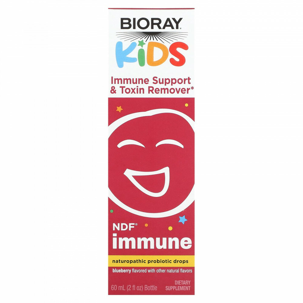 Bioray, Kids, NDF® Immune, голубика, 59 мл (2 жидк. унции)