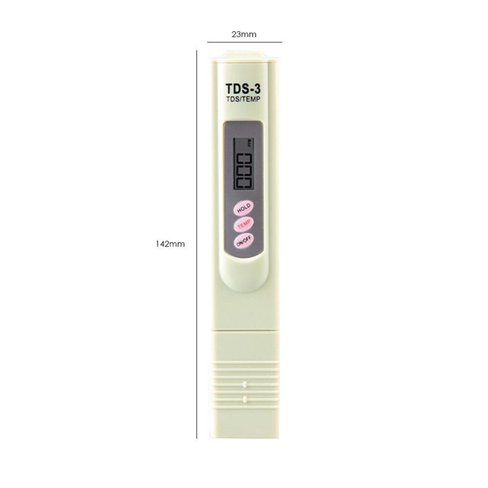 PH-метр TDS EC-метр TDS PH-тестер Цифровой ЖК-тест-ручка для проверки воды Чистота воды PPM-фильтр Гидропонный монитор качества воды Бассейн