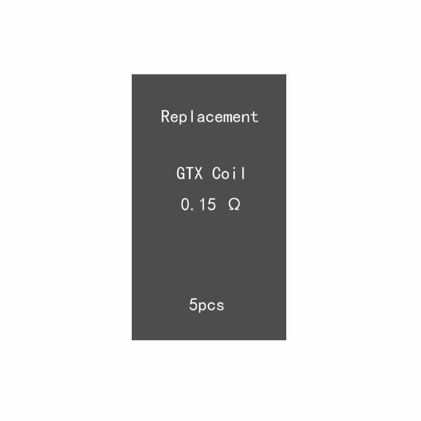 5Pcs Катушка Замените катушку GTX coil Series 0.15ohm Mesh Coil Пятизолотистый аксессуар для телефона