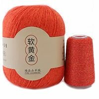 Пряжа Cashmere Fine цвет 52 тёмно-оранжевый (50г/338м, упаковка 5 мотков)