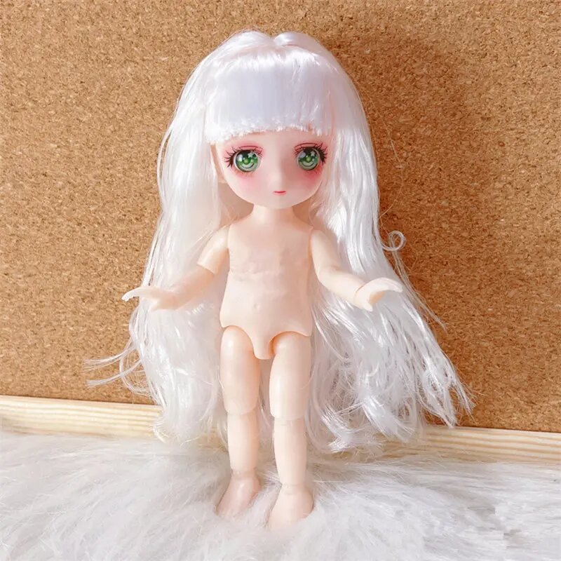Аниме кукла Fradoo 1/8, 16 см, Белый/White B