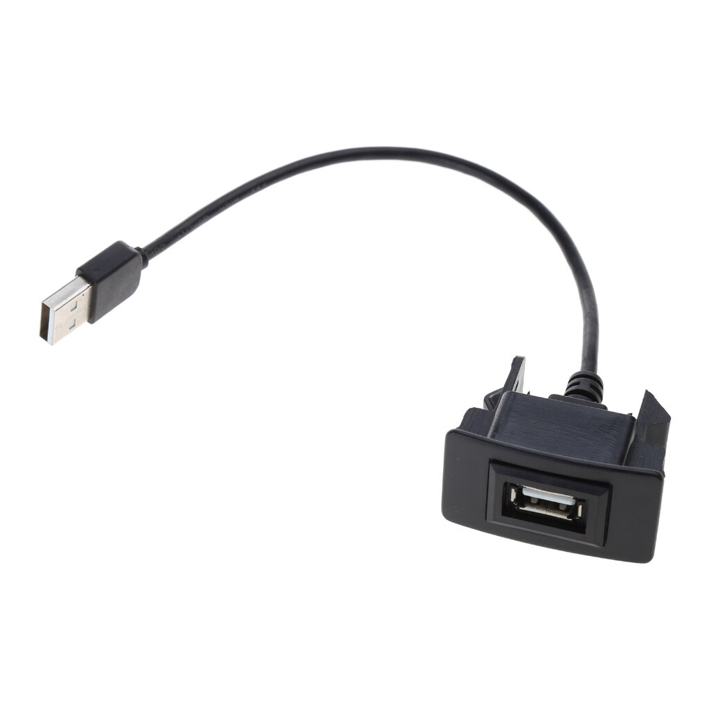 USB Male to USB Female AUX Крепление Приборной Панели Автомобильное Крепление Удлинительный Кабель для Автомобиля Грузовик Лодки Мотоцикл Панель