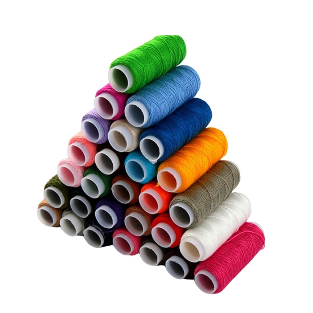 28 Цветов Вощеная Нить Красочные Наборы Ручных Ниток Home DIY Ручная Швейная Нить для Ручной Швейной Машины Катушки С Нитками