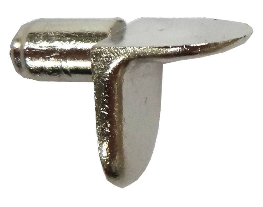 Держатель для полки Element / Элемент Г-образный, стальной, серый, 4шт. в упаковке / фурнитура для мебели, полкодержатель