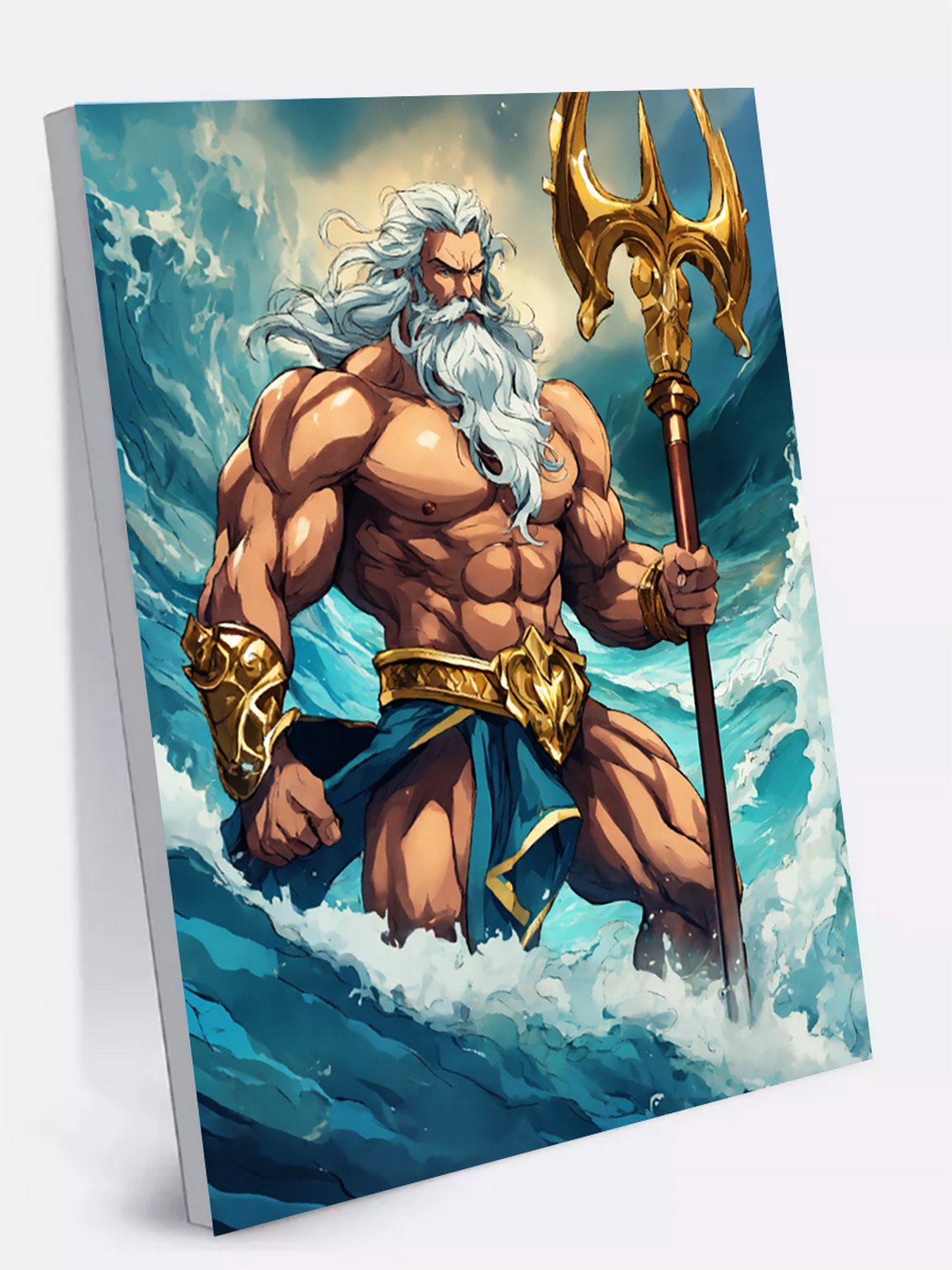 Картина по номерам "Посейдон", хлопковый холст на подрамнике 40х50 см, акрил, 000 Art Hobby Home