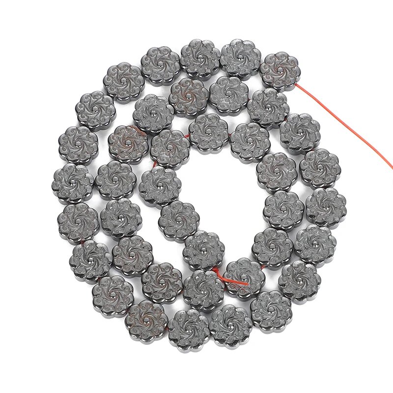 Бусины из гематита 4-8 мм 10mm about 40pcs