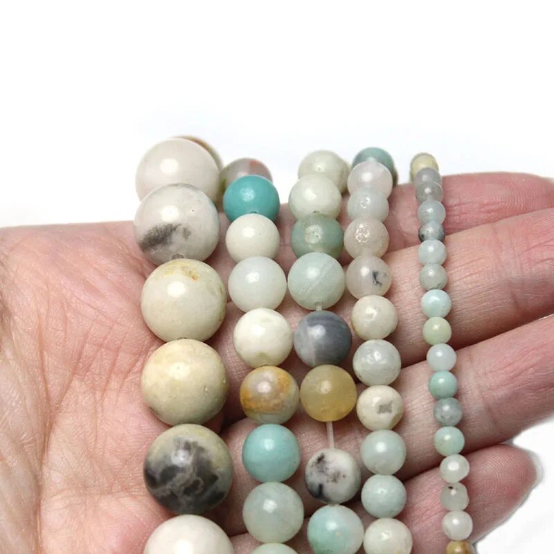 Бусины амазонит Youth Cadence 4-12 мм 4mm approx 93beads