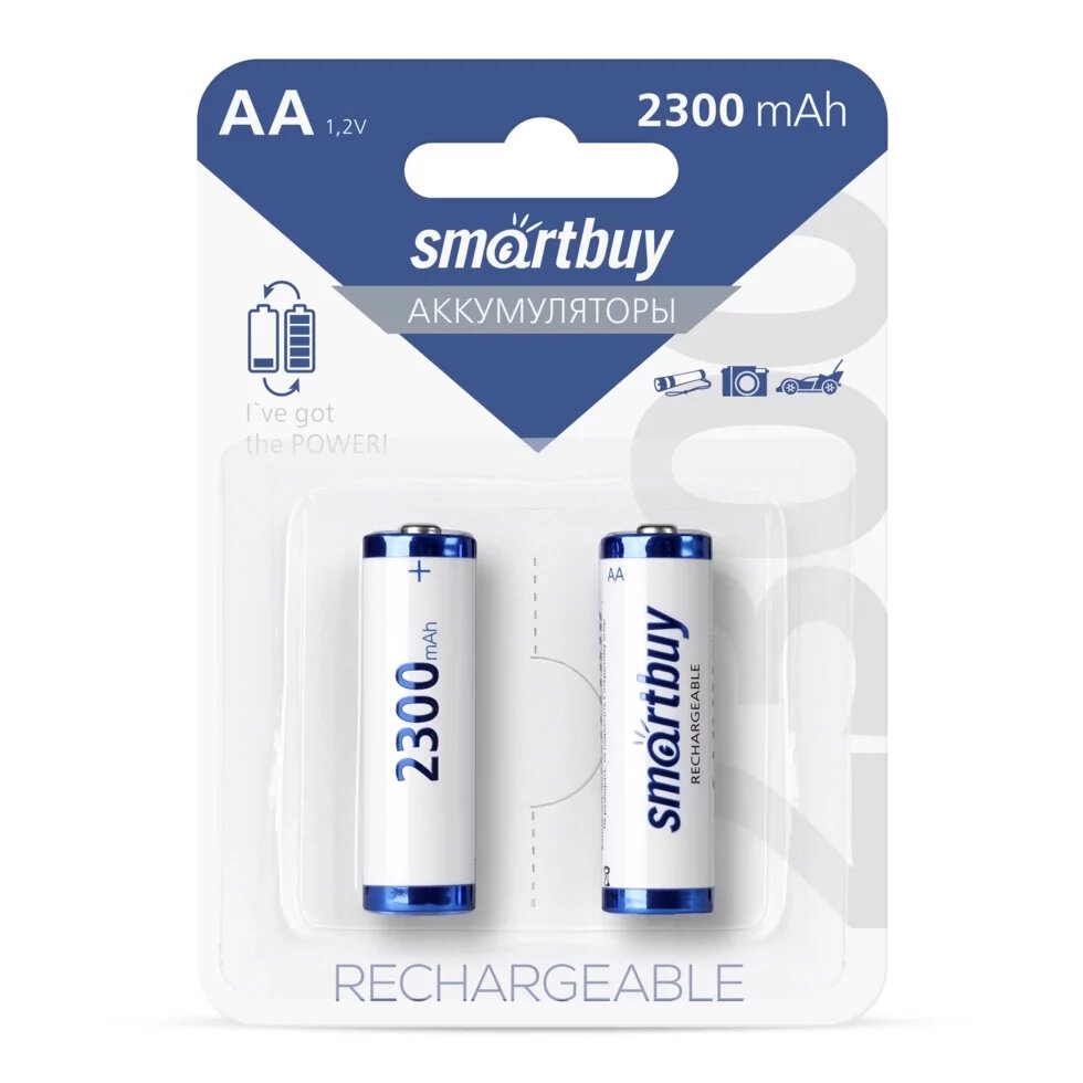 Аккумулятор Smartbuy 2300МНАА- 2 BL2 /24/