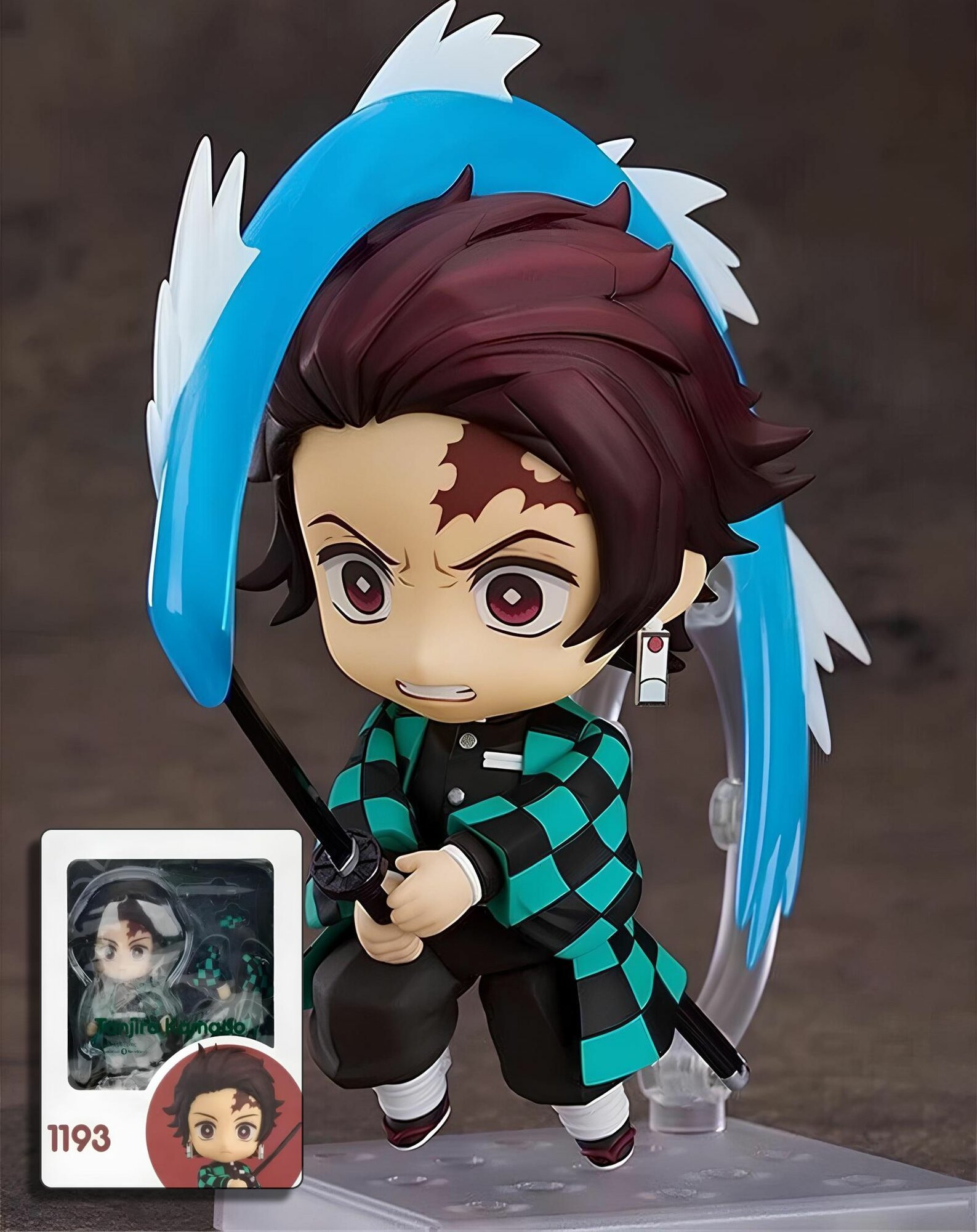 Фигурка Клинок рассекающий демонов Камадо Танджиро / Demon Slayer Tanjiro Kamado (10см) 1193