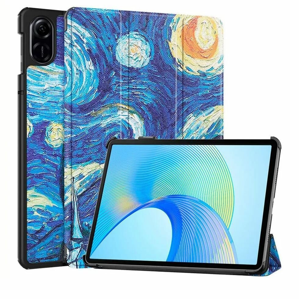 Чехол на Honor Pad 9 Pro / Honor Pad V8 Pro / Хонор Пад 9 Про, умный с магнитом, звездная ночь