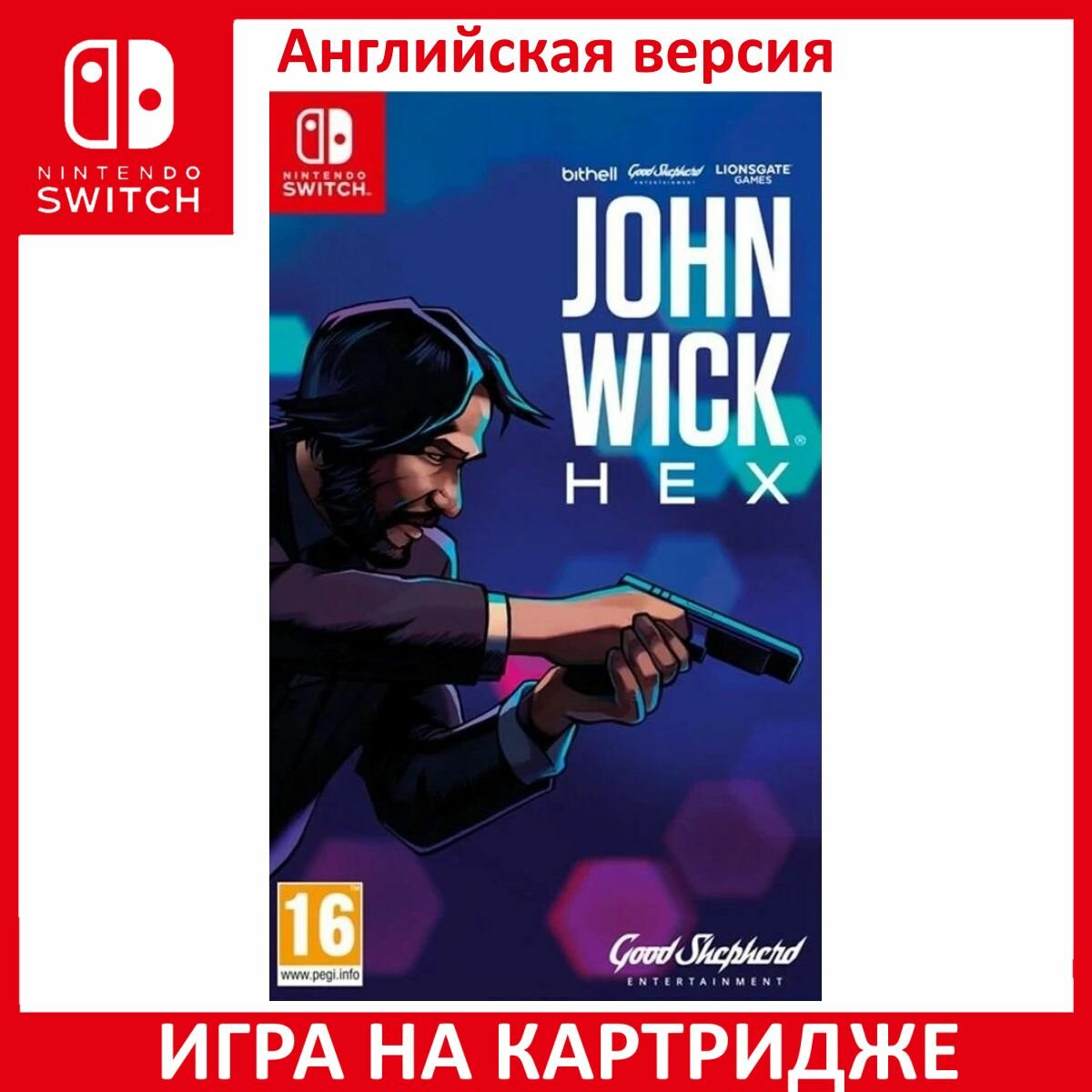 Игра John Wick Hex Switch Картридж на Nintendo Switch Английская версия