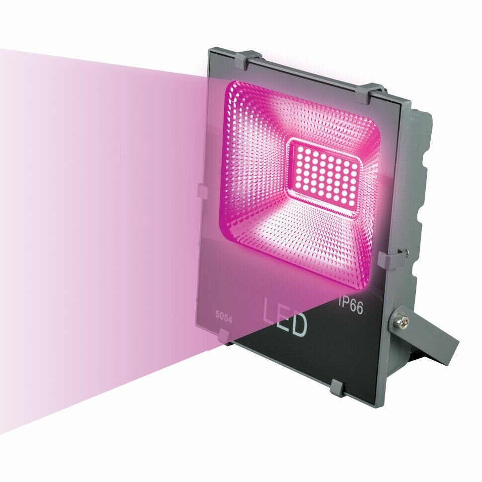 Прожектор светодиодный для растений 50W P41 IP65 170-256B спектр для выращивания рассады UNIEL