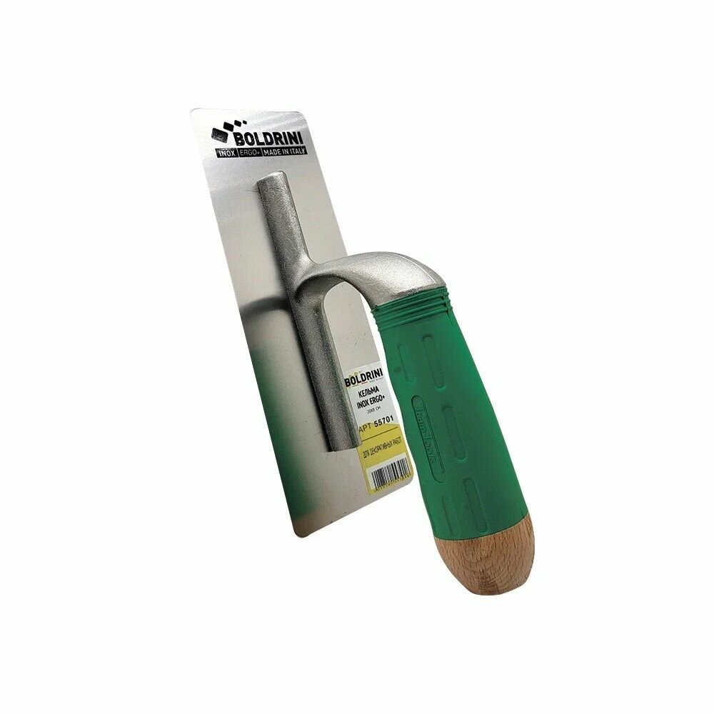 Кельма из нержавеющей стали для венецианских штукатурок Boldrini Inox Ergo+ 55701 (20*8см)