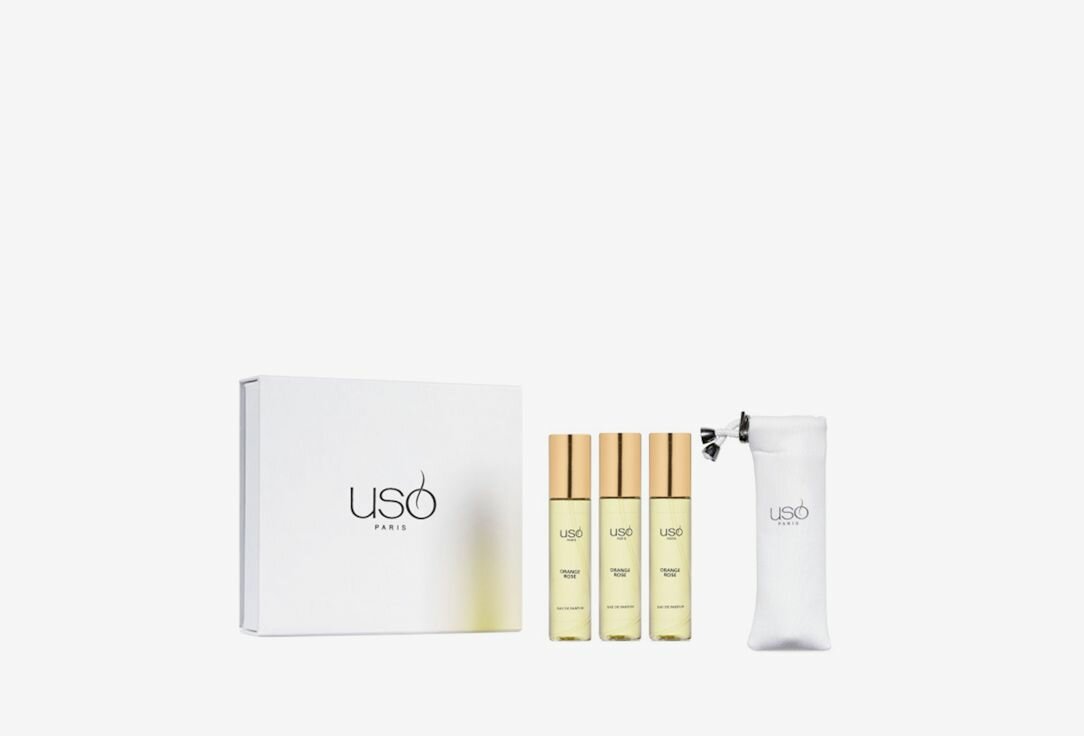 Дорожный набор парфюмерной воды USO PARIS Orange rose 15 мл