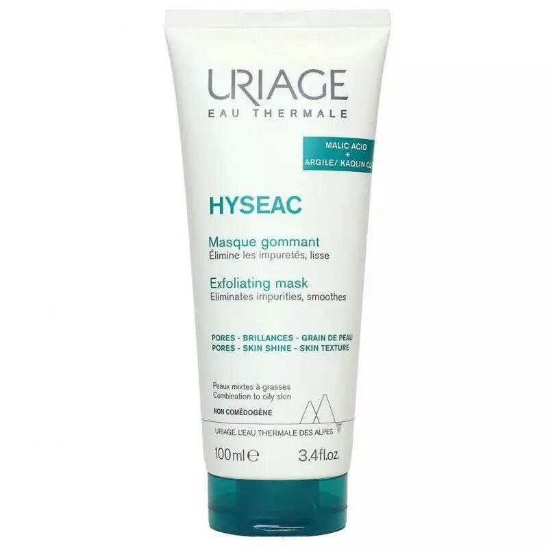 Uriage Hyseac Exfoliating Mask Отшелушивающая маска для лица, 100 мл