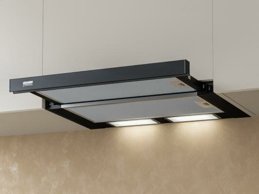 Встраиваемая вытяжка Krona Kamilla 600 BK (2мотора)