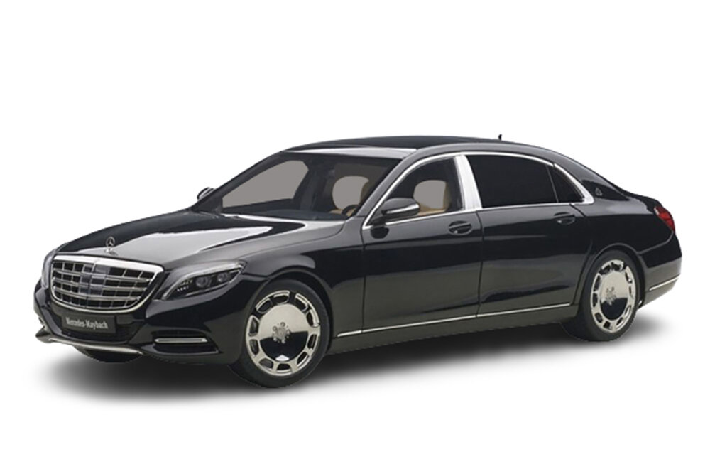 Модель коллекционная AUTOART Mercedes W222 maybach X222 s-class S600 2016 black / мерседес майбах с-класс черный