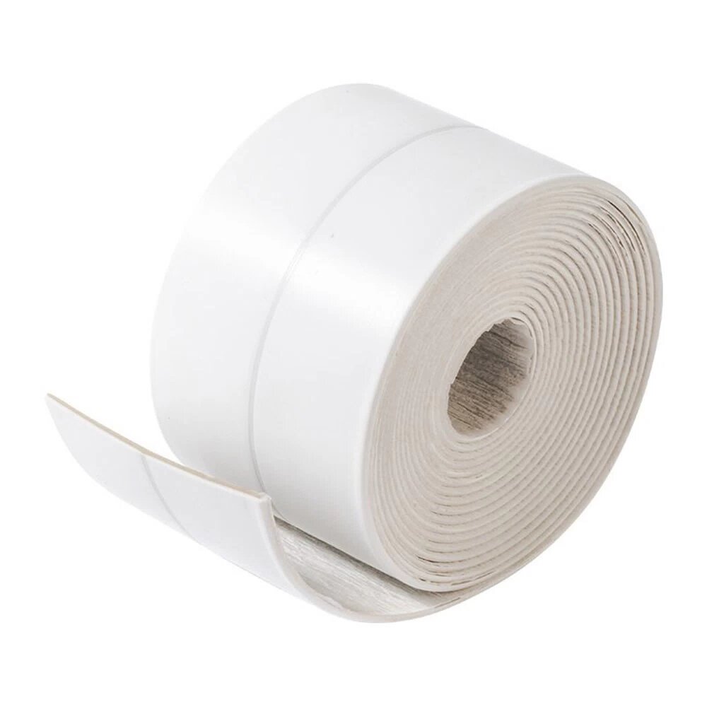 Лента бордюрная для ванны самоклеящаяся 60х3350 белая Аккурат hk41764