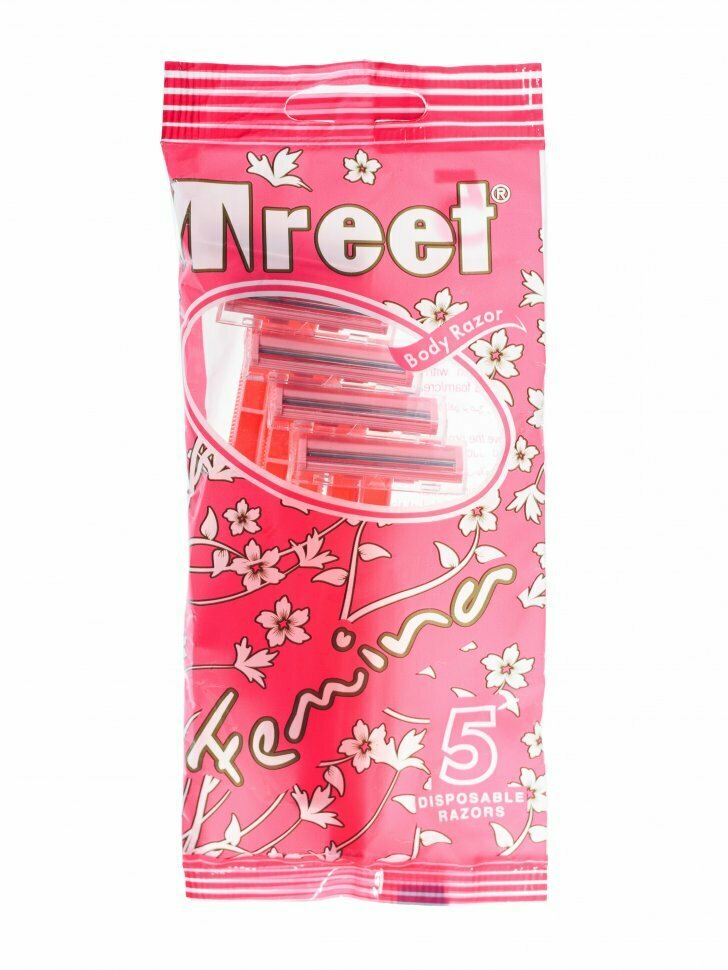 Станки для бритья Treet Femina одноразовые, 5 шт