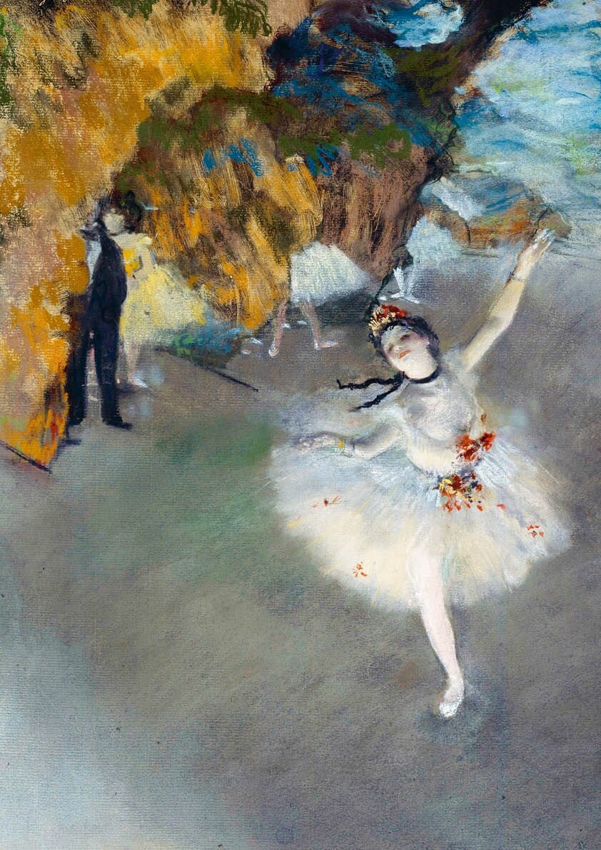 Постер. Эдгар Дега. Прима-балерина. Формат А3.