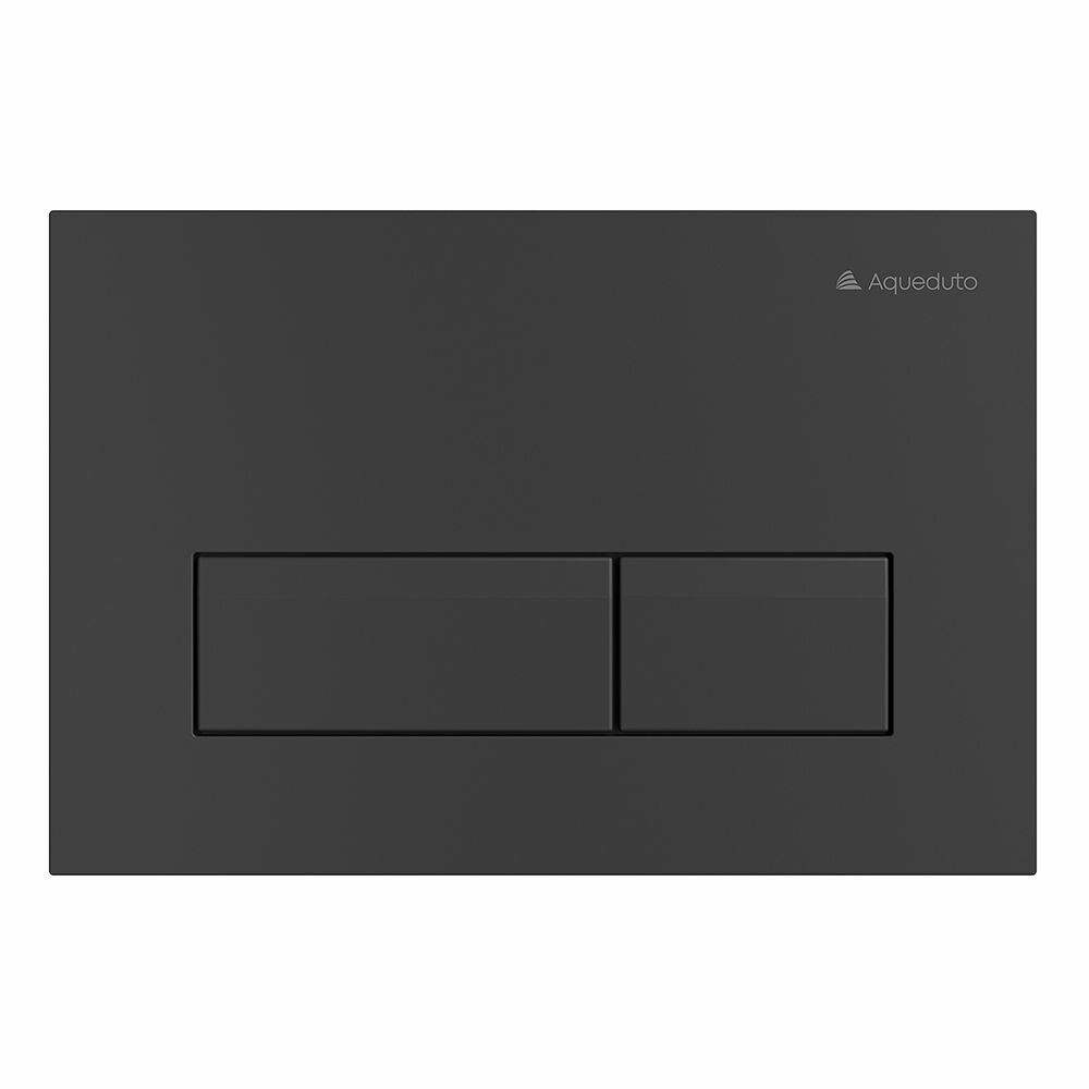 Панель смыва Aqueduto RETANGULO Novo, матовый черный RET0240