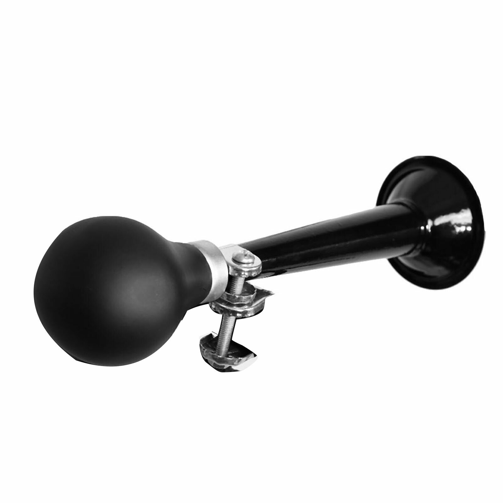 2.2 дюйма Звонок для велосипеда Портативный воздушный ручной клаксон для велосипеда Кольцо для сжатия резиновой гвоздки Черный