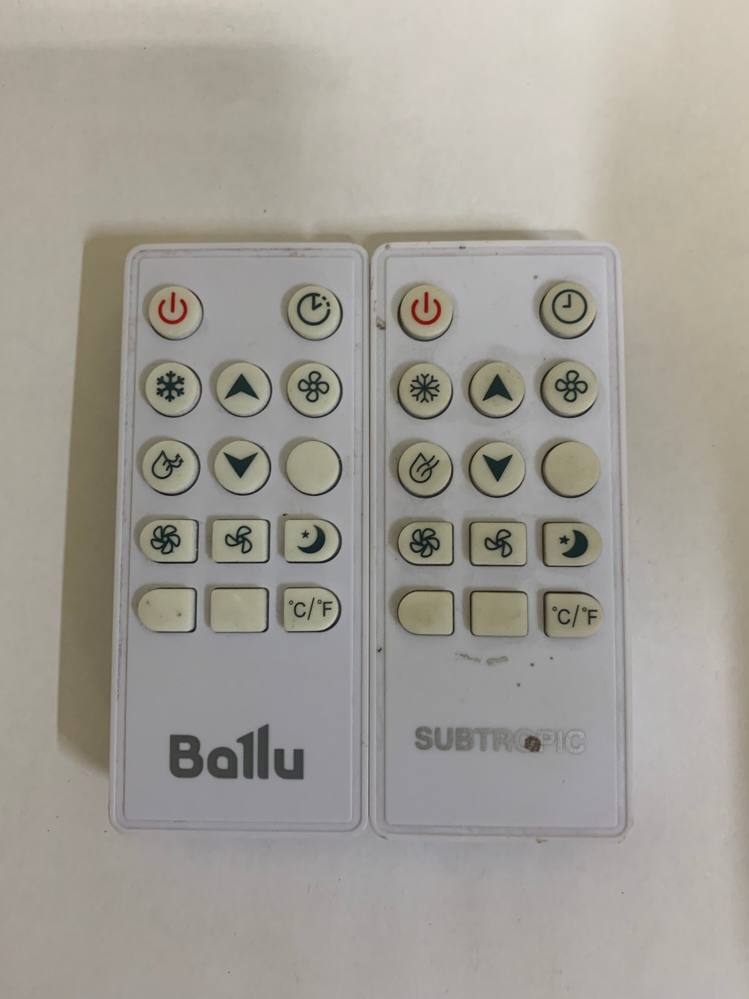 Пульт ДУ Ballu YKQ-1401, для кондиционеров Subtropic Sumr-09