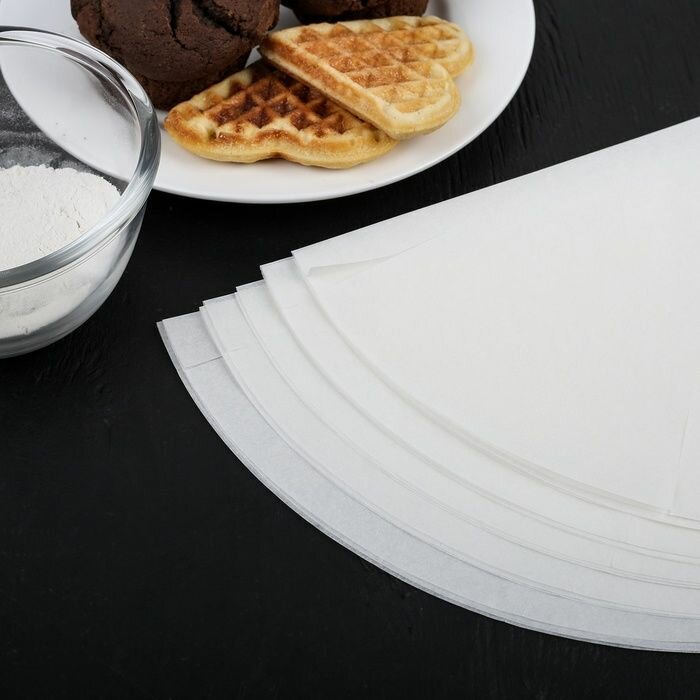 Пергамент силиконизированный Sima-land для круглых форм Gurmanoff, d 36 см