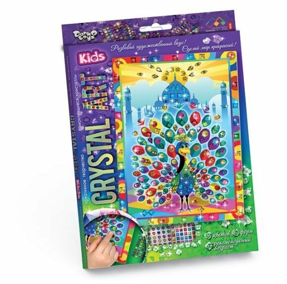 Алмазная мозаика Danko Toys Crystal Art Павлин (Cart-01-06)