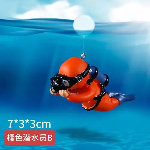 Светящийся зеленый мини-дайвер Acuario Orange2