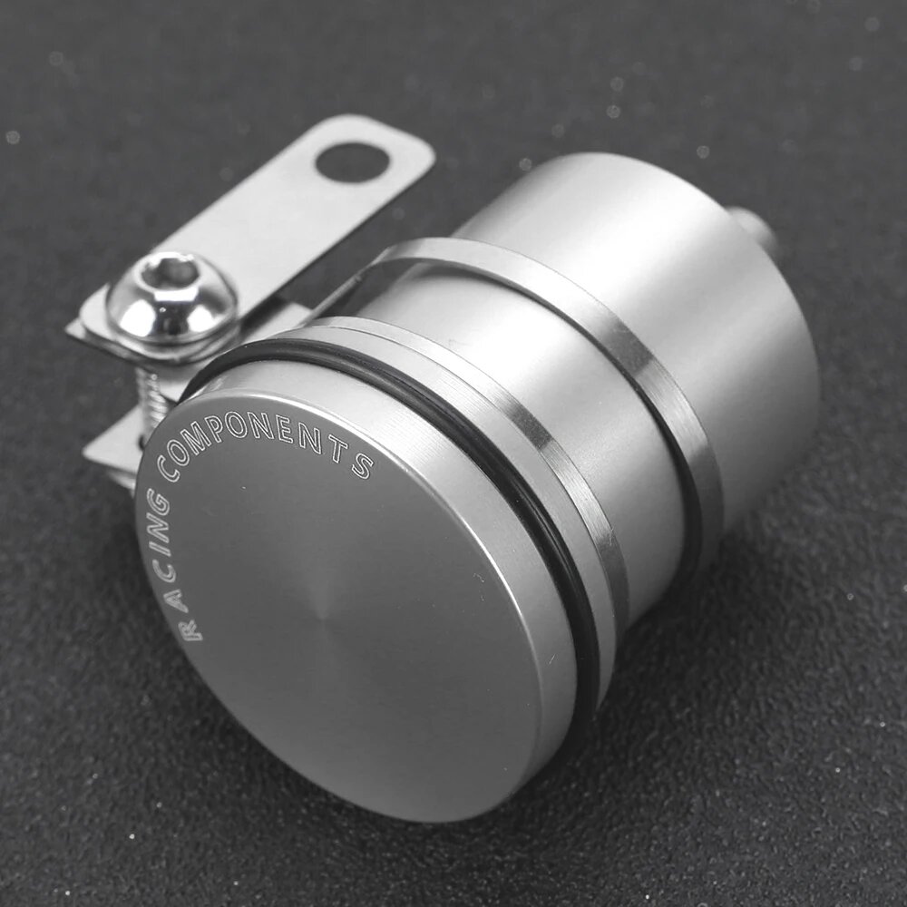 Для YAMAHA VMAX V-MAX 1200 XMAX125 XMAX 200 X-MAX 250 400 Резервуар жидкости тормозного цилиндра Задний передний бак сцепления Чашка масляной жидкости Silver