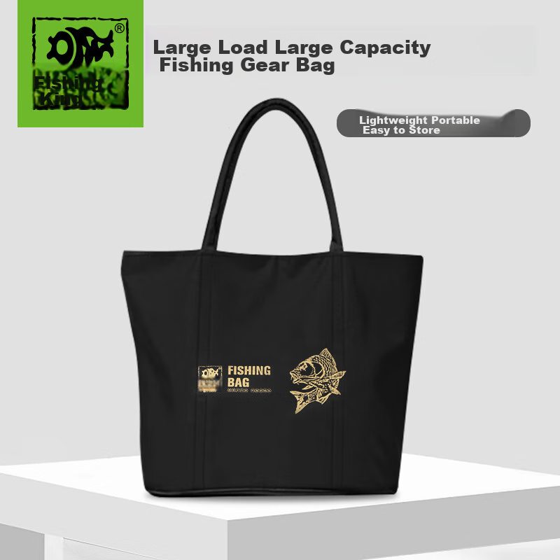 Fishing King Fishing King Handbag, Multifunctional EVA Thickened Waterproof Storage, Foldable Fish Bag, Fishing Protection, Portable Fishing Tackle, Large Size