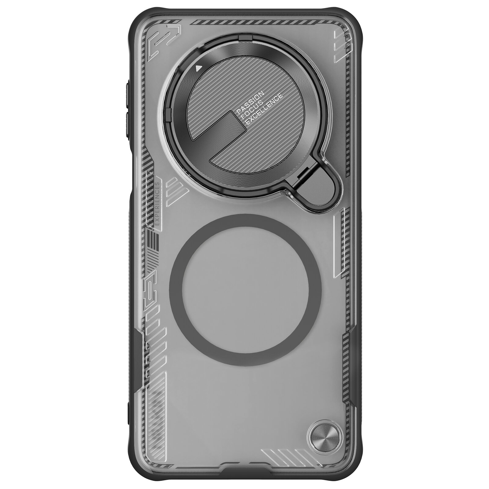 Чехол тонированный с поддержкой MagSafe от Nillkin с металлической крышкой на Huawei Mate 70 Pro и 70 Pro+, серия Iceblade Prop Magnetic Case