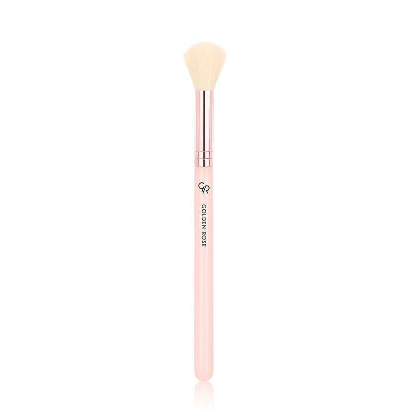 Коническая кисть для хайлайтера Golden Rose TAPERED HIGHLIGHTER BRUSH Профессиональная точечная кисть, натуральный ворс