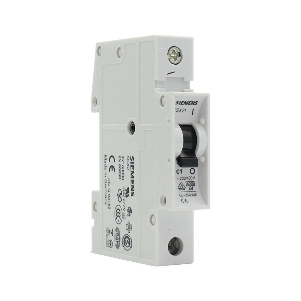 Siemens 5SX2101-7 1P 1A (C) 6kA Автоматический выключатель