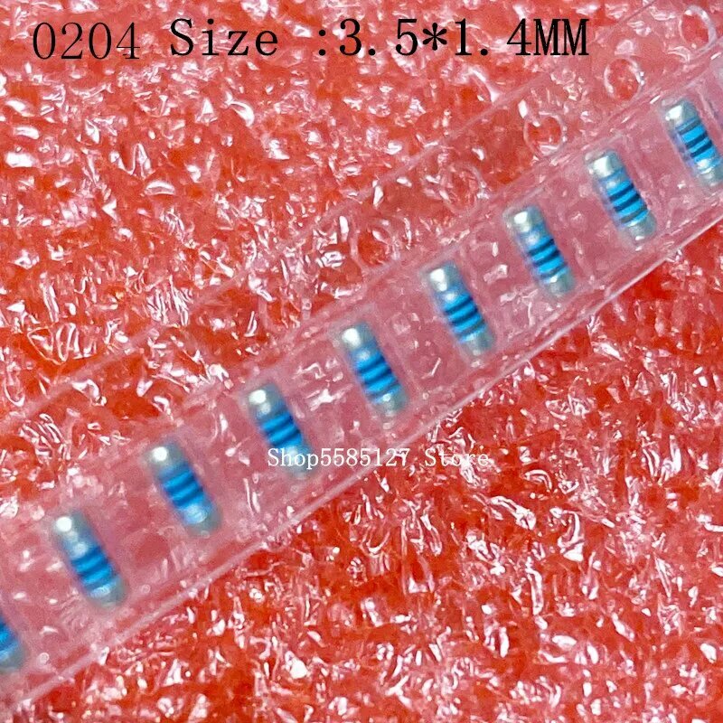Металлопленочные резисторы 0204, 20 шт. 1R 20pcs