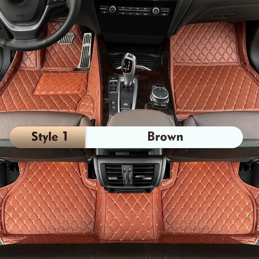 Для Changan CS75 Plus 2025 пользовательские двухслойные автомобильные 1-Brown, Left hand drive