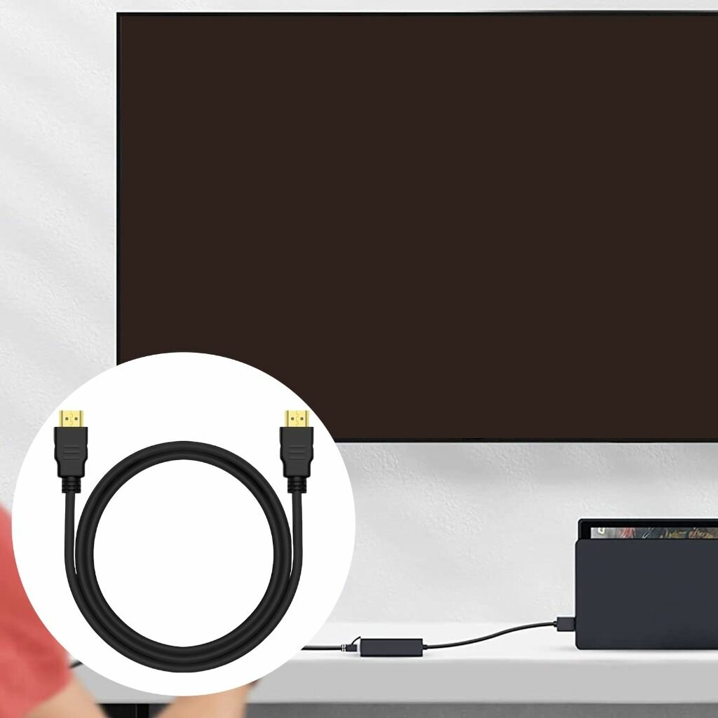 Телевизионный кабель 5.5 7.0 поддерживает HD-кабель HDMI-1m-никелированный OD5.5