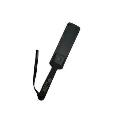 79057 Точка Любви Гибкий паддл из натуральной кожи и дерева. Шлепалка прямоугольной формы