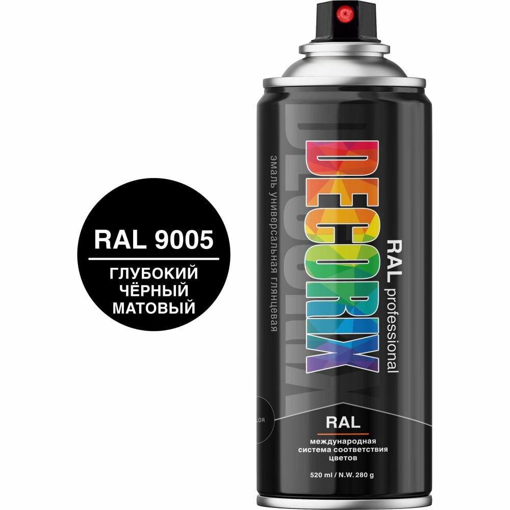 Аэрозольная эмаль Decorix RAL PROFESSIONAL
