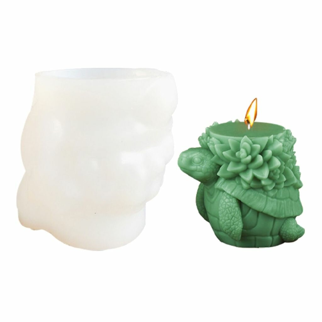 Силиконовые формы для свечей "Черепашки" 3D