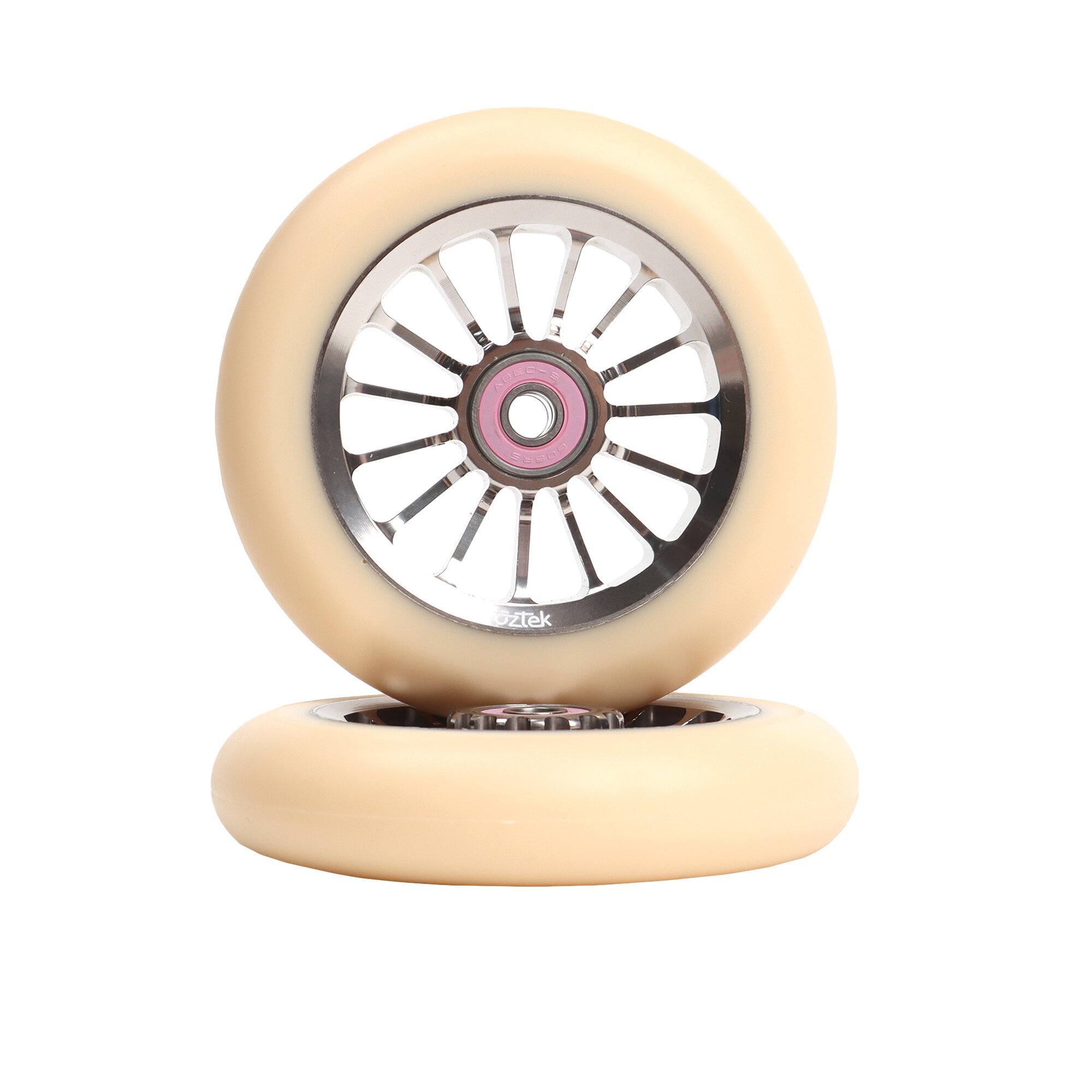 Набор колес для трюкового самоката Aztek "Architect 2 XL", 115x30mm, (2шт.) - Cream