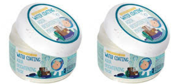 Маска для лица увлажняющая для сияния кожи Milky Piggy Water Coating Aqua Brightening Mask, 100 мл, 2 уп