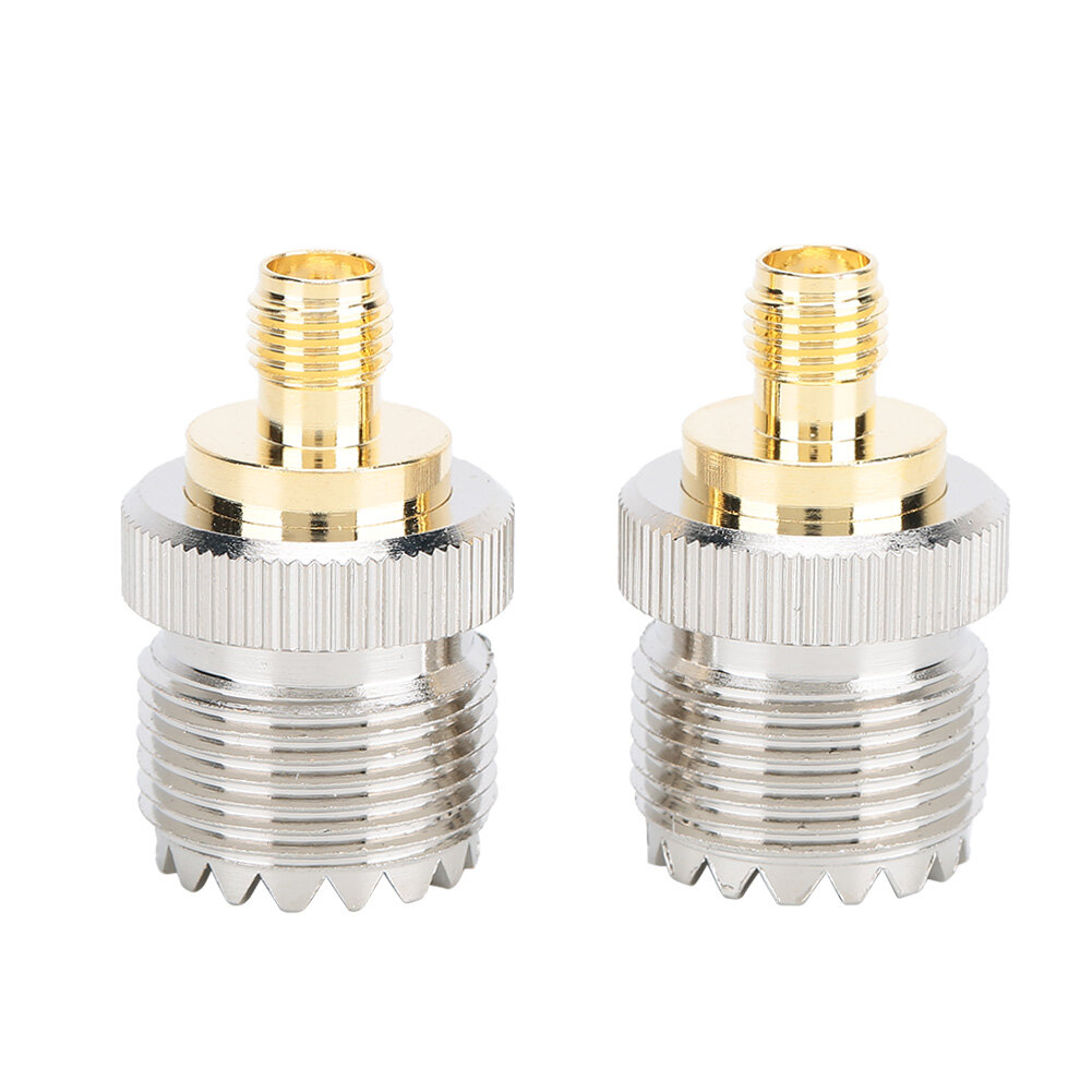 2pcs SMA Женский до UHF -адаптерный разъем для адаптера. Разъем 50 Ом для антенн