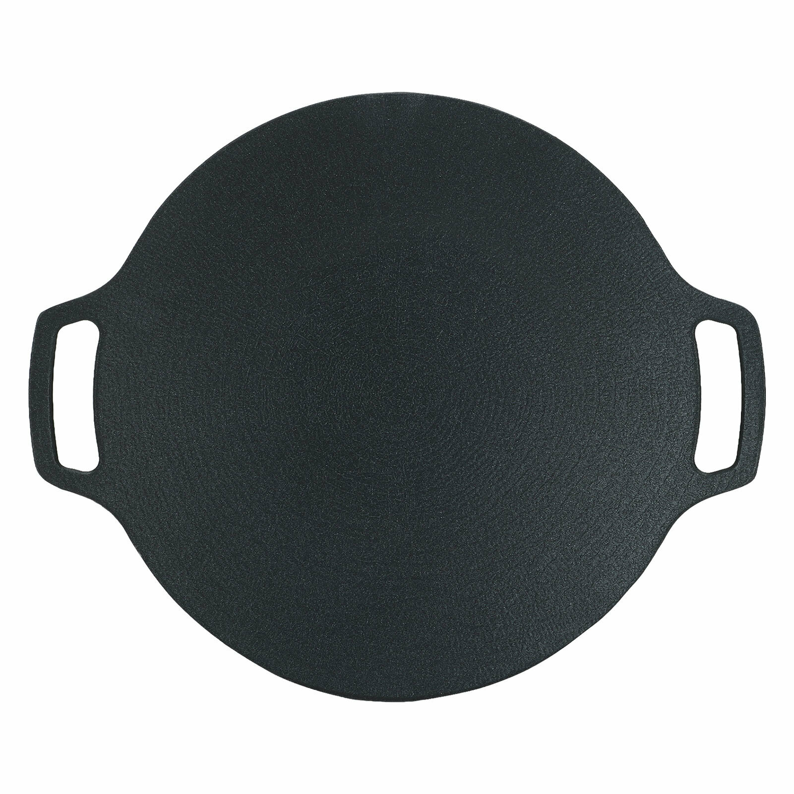 Корейская сковорода-гриль с двойной ручкой, 6-слойным покрытием, многофункциональная круглая антипригарная сковорода для газовой плиты, 29 см/11,4 дюйма.