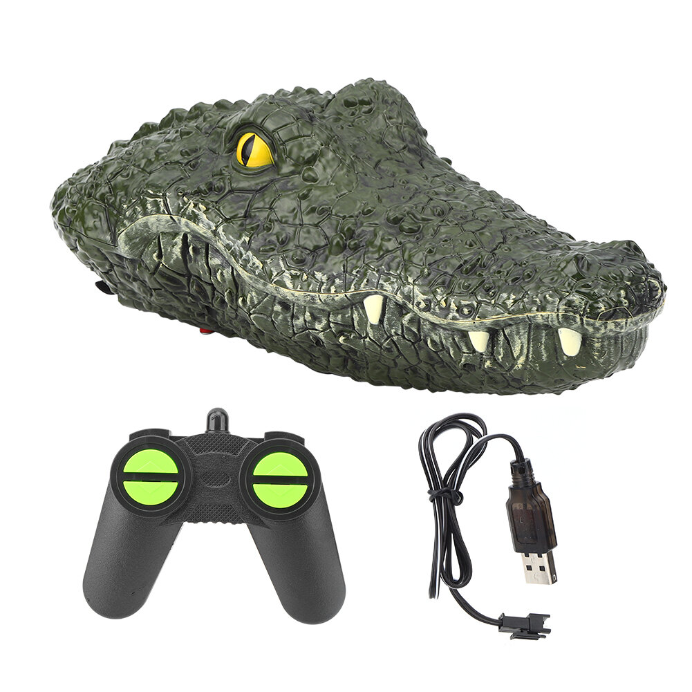 2.4G 4CH Электрическая RC Лодка Игрушка Моделирование Животных Дистанционное Управление Лодка Модель ToyGreen